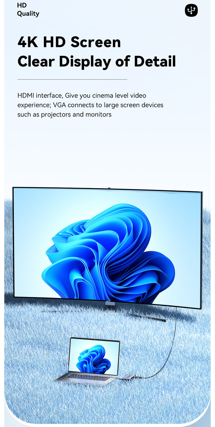 Essager 11 in 1 USB C HUB 4K 30HZ Type C Docking Station For Macbook ...